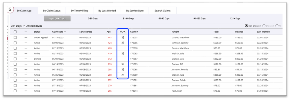 RevolutionEHR - Claim Preview - Viewing, Matching, Unmatching – OneSpot