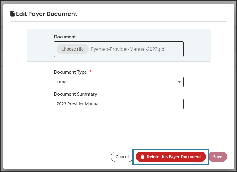 Documents Tab – OneSpot